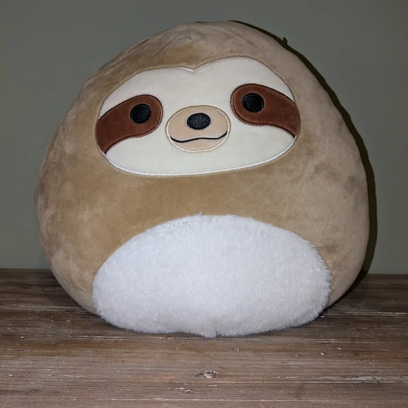 Squishmallows | Toys | Squishmallow Simon The Sloth Brown Eyed Rare 2 ...